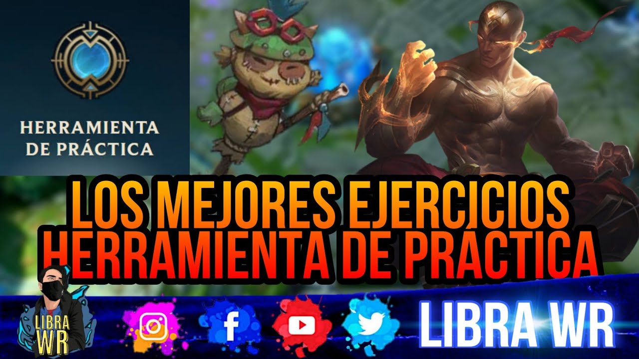 LOS MEJORES EJERCICIOS PARA WILD RIFT EN LA HERRAMIENTA DE PRÁCTICA | Flash, Combos, farmear ...