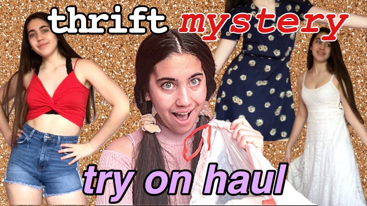 SUSTAINABLE HAUL | hand me down try on haul | try on thrift haul summer ...