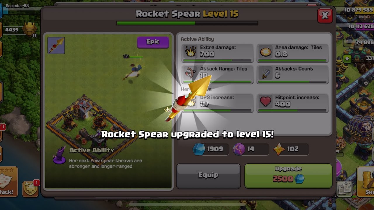 Maxing Out Rocket Spear! - YouTube