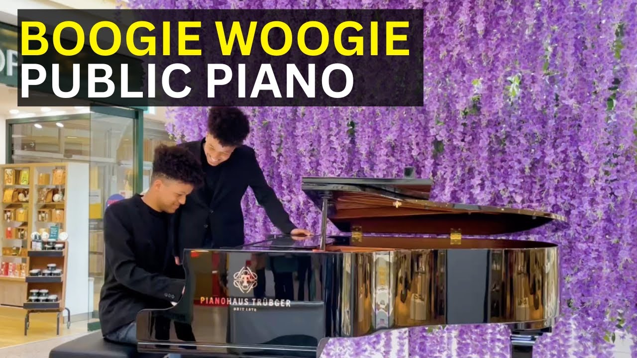 😍 MASTER of Boogie Woogie - Street Piano Performance - YouTube