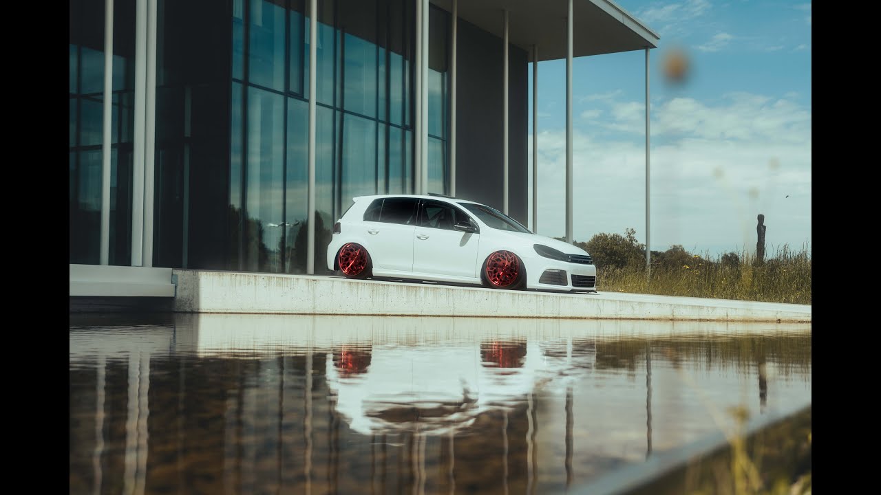Bagged VW Golf R MK6 on Lowide Wheels | 4K - YouTube