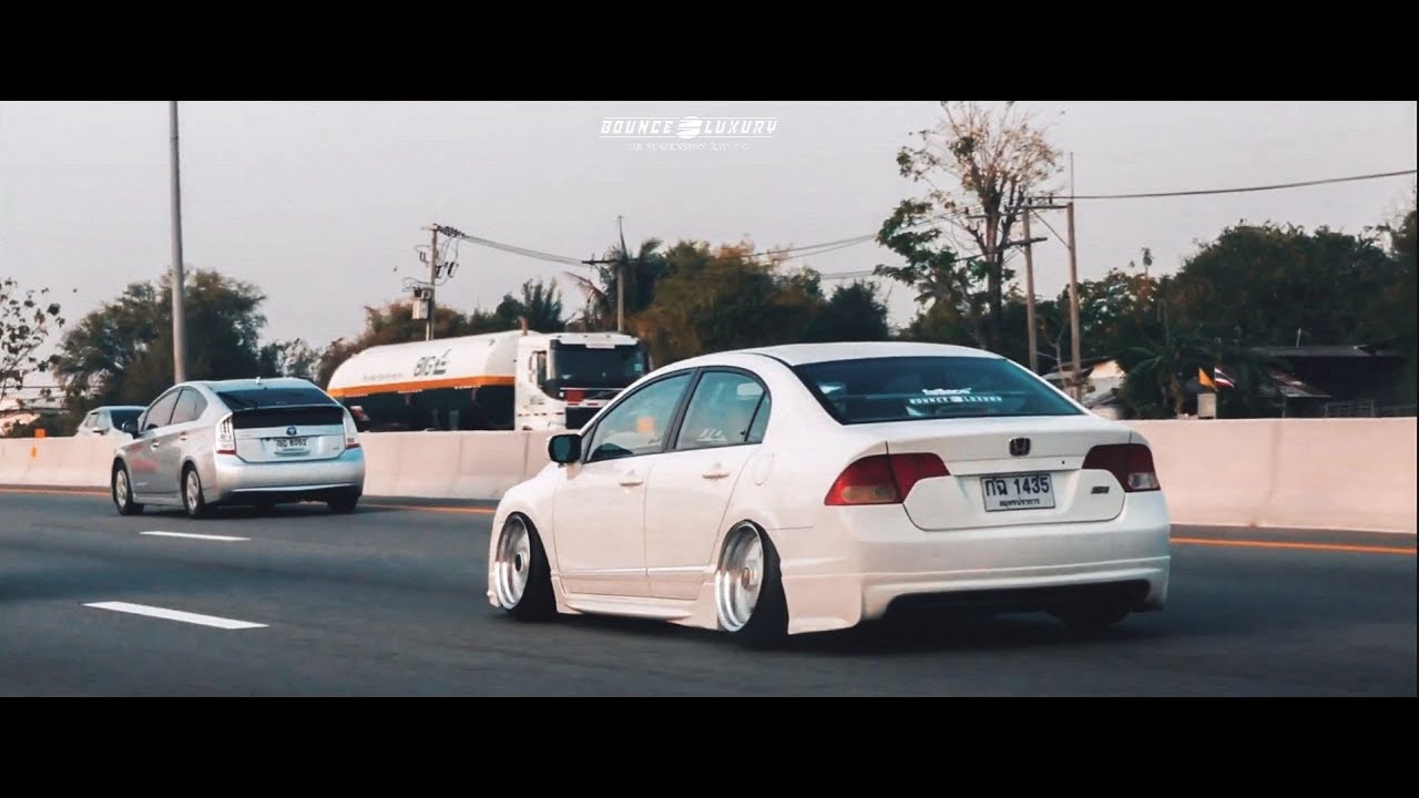Honda Civic FD Stance, Bagged, Thailand. - YouTube