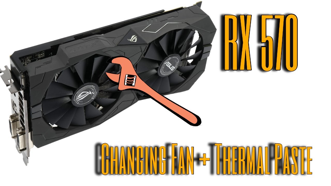 How to change a fan on a gpu - YouTube