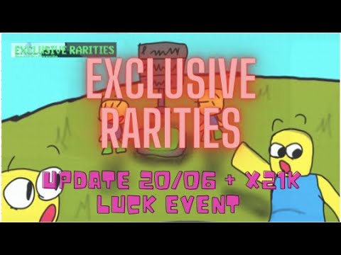 Exclusive Rarities : New Update (20/06) + Game Showcase | Roblox - YouTube