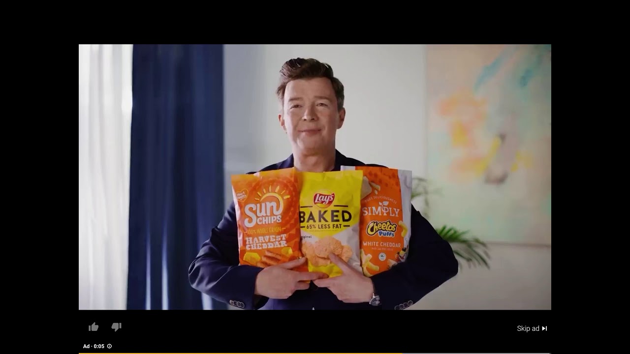A commercial Rick rolled us - YouTube