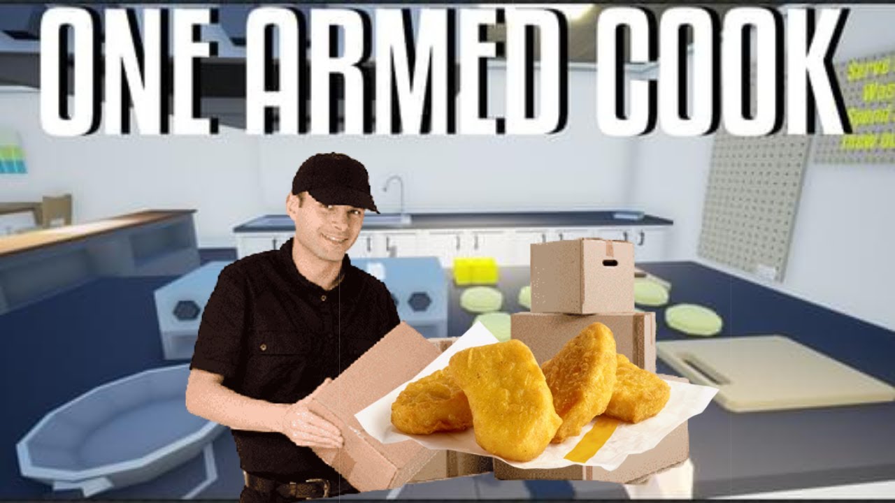 One armed cook cooking moments - YouTube