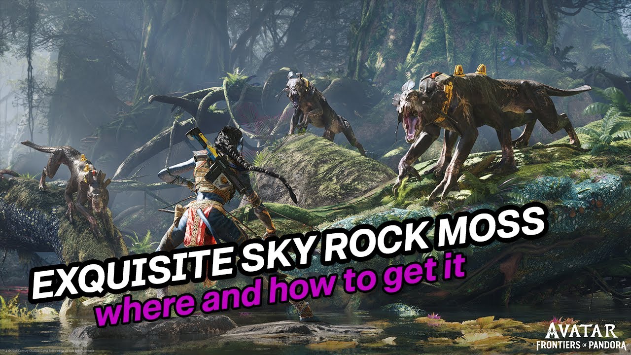 Where to find Exquisite Sky Rock Moss - Avatar Frontier of Pandora ...