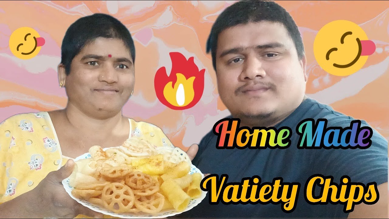 4 రకాల Home Made వెరైటీ చిప్స్ I Perfect Evening Snack I Munching Item ...