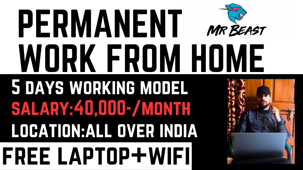 MR Beast Youtube Permanent Work From Home Job - YouTube