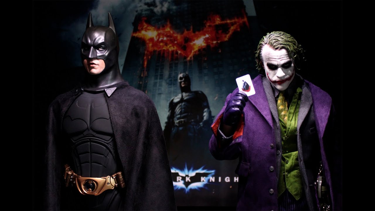 My Enterbay 1/4 scale Batman and Joker display - YouTube