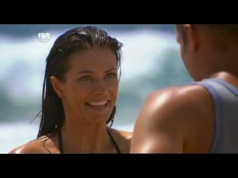 Esther Anderson - Fluctuous Curves in a sexy black and red bikini - YouTube