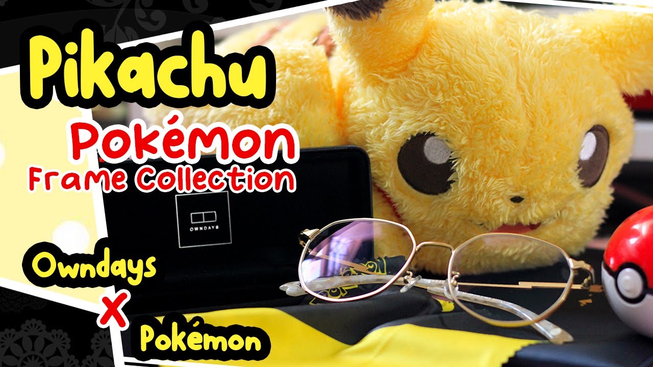 OWNDAYS Pokemon Frame Collection Pikachu Model - YouTube
