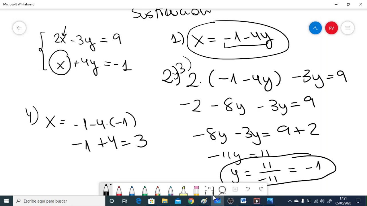 metodo de sustitución - YouTube