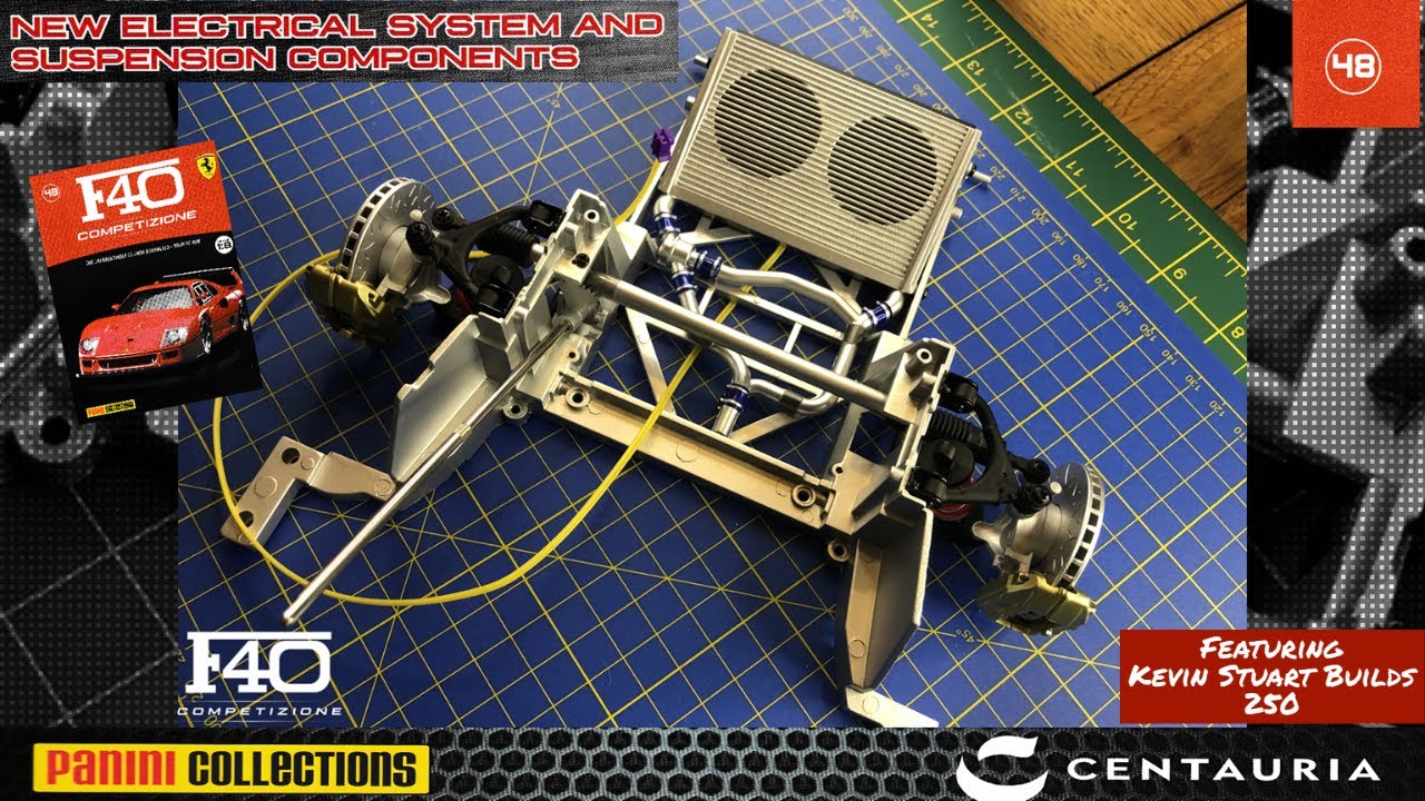 Build a Ferrari F40 Competizione issue 48. A 1/8 Scale Supercar model ...
