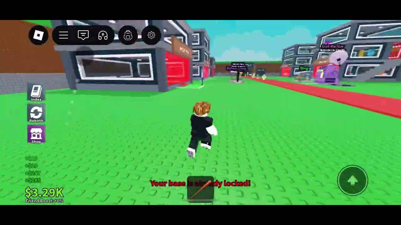 Playing steal a brain rod on my alt - YouTube