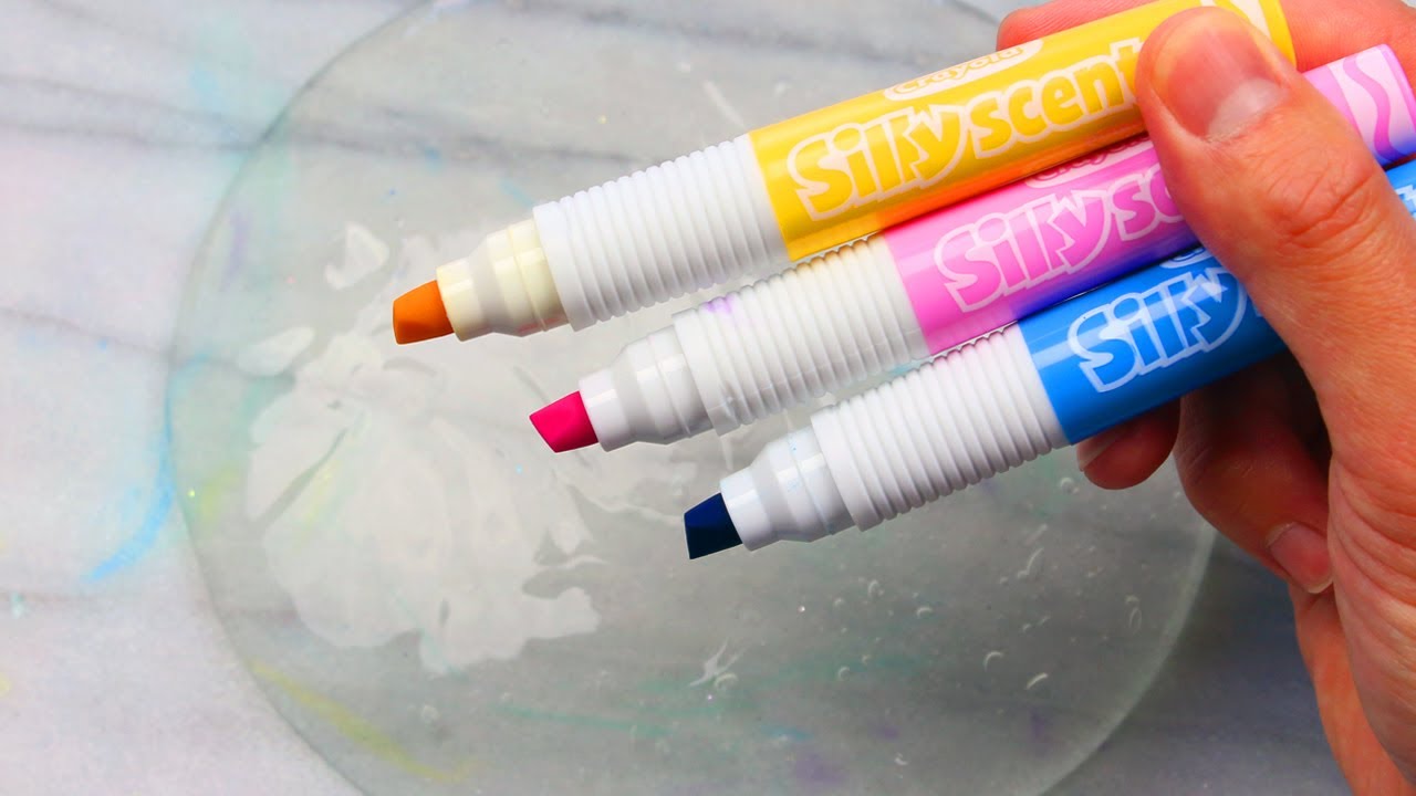 Slime Coloring with Scented Crayola Markers, Pigment, & More! Most ...