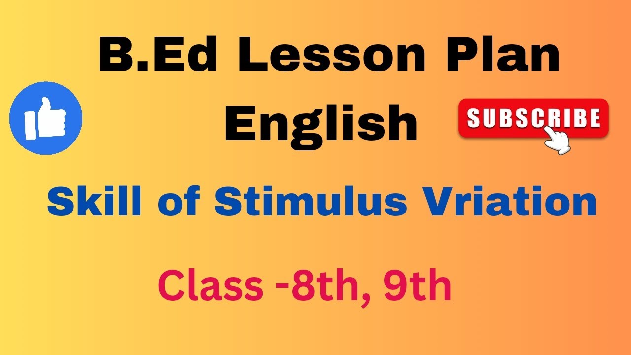 Skill of Stimulus Variation |Topic- Conjunction|Micro teaching skill ...