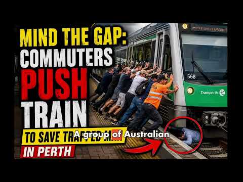 Unbelievable Rescue: Passengers Push Train to Save men#Humanity #Kindness #Inspiration #Viral 