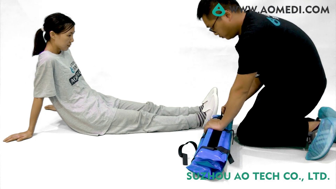 Emergency Medical Care: How to use the simple Fracture Splint Set - YouTube