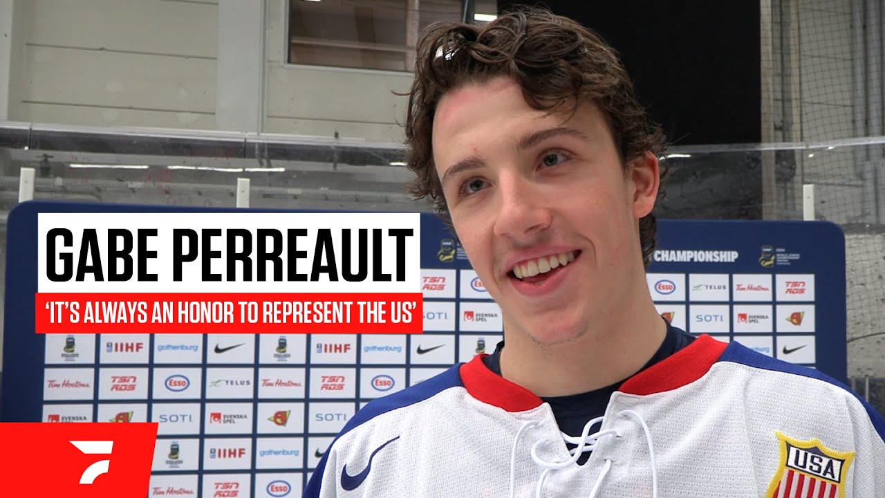 Gabe Perreault Gets Going For Team USA: Rangers Prospect Talks Family ...