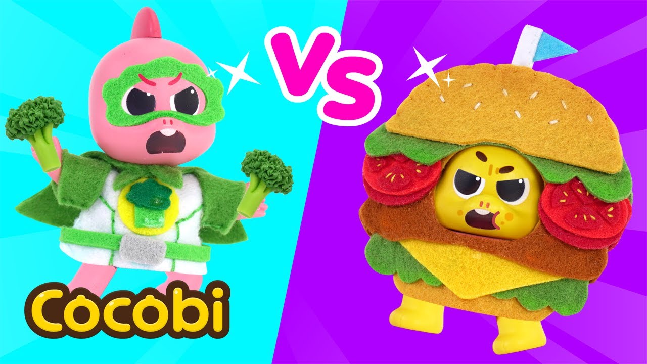 Makanan Sehat🥦 vs Makanan Instan🍔 | Kompilasi Lagu Anak-anak | Kids ...