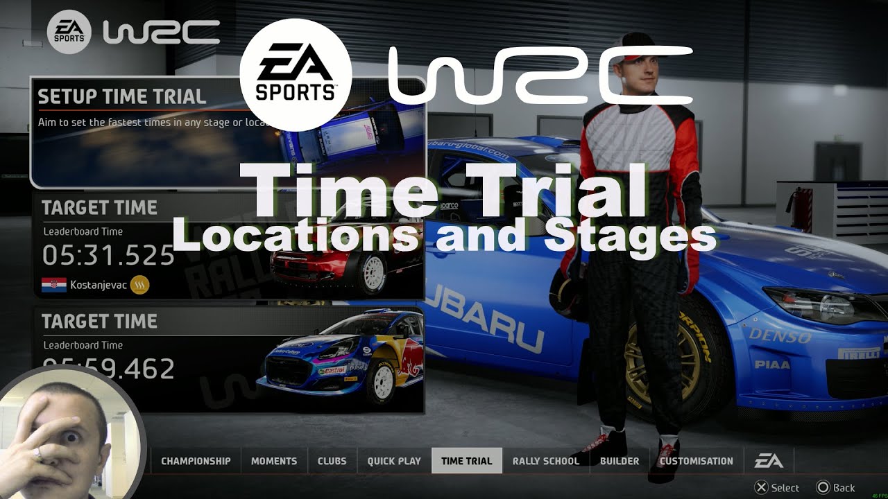 EA Sports WRC: Time Trial - Full list of Locations and Stages - YouTube
