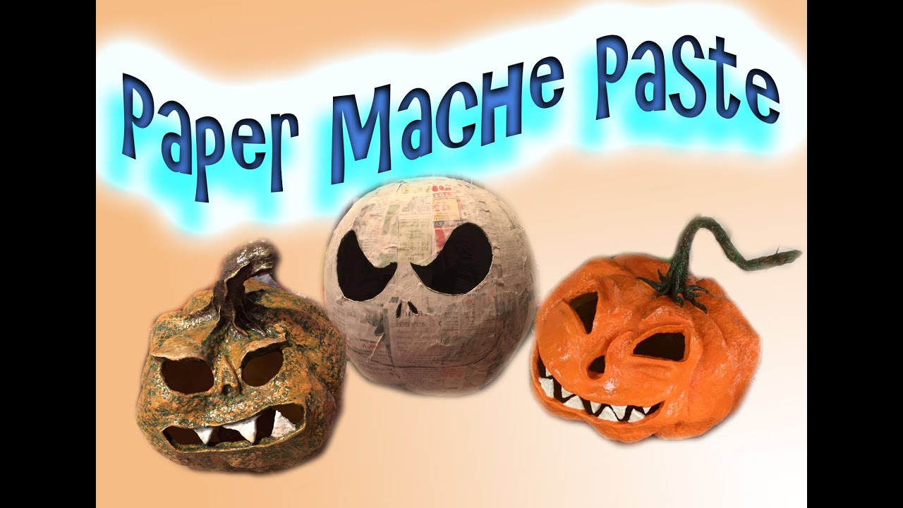 Paper mache Paste - YouTube