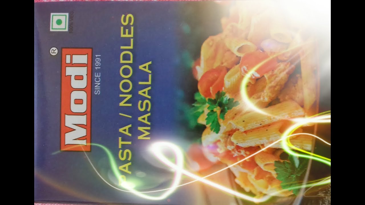 Modi masala pasta / modi products - YouTube