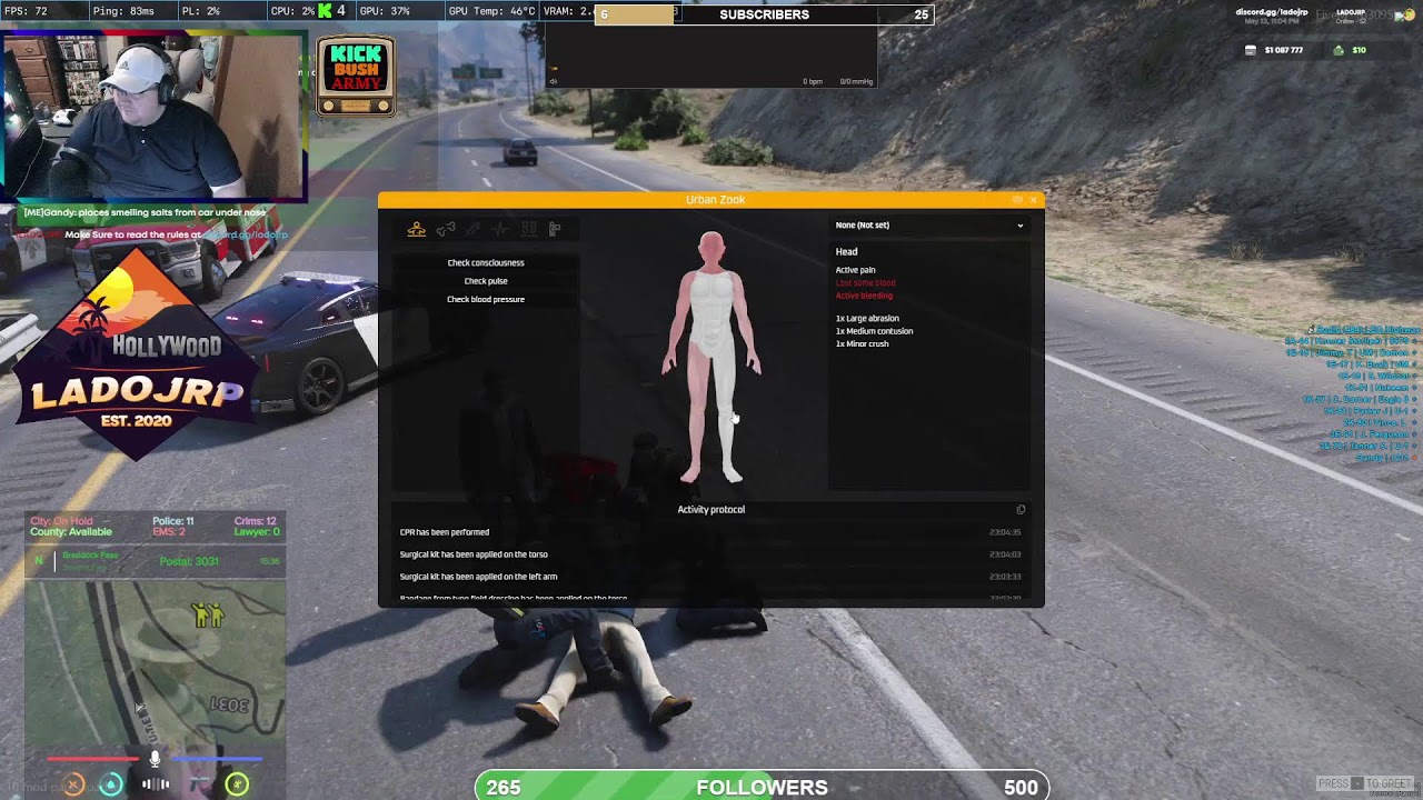 Five M | Live on Patrol with Floating Agent | LADOJRP - YouTube