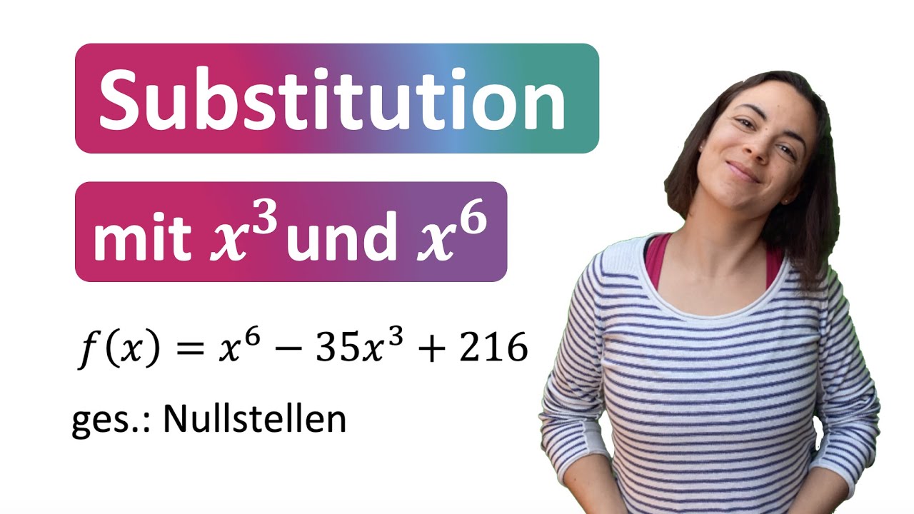 KANNST DU DAS AUCH? | Substitution mit x^6 und x^3 | Nullstellen von ...