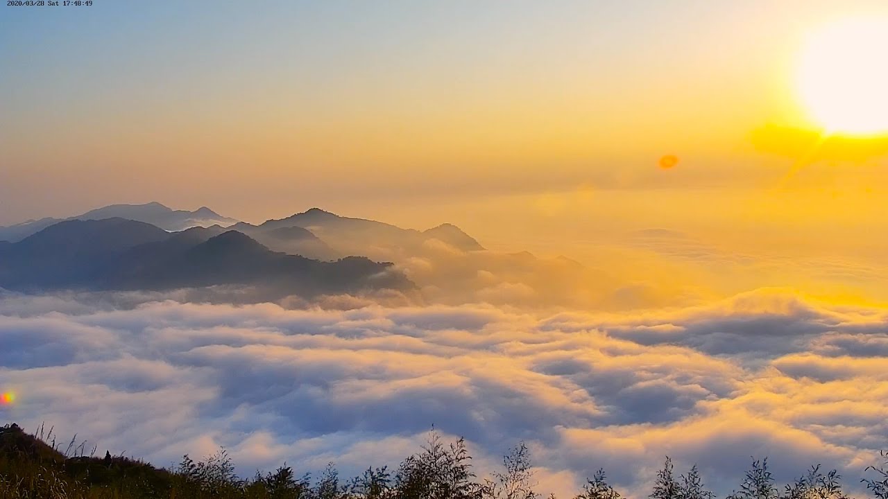 阿里山即時影像-二延平步道-日落-縮時 | Eryanping Trail Sunset Timelapse in Alishan ...