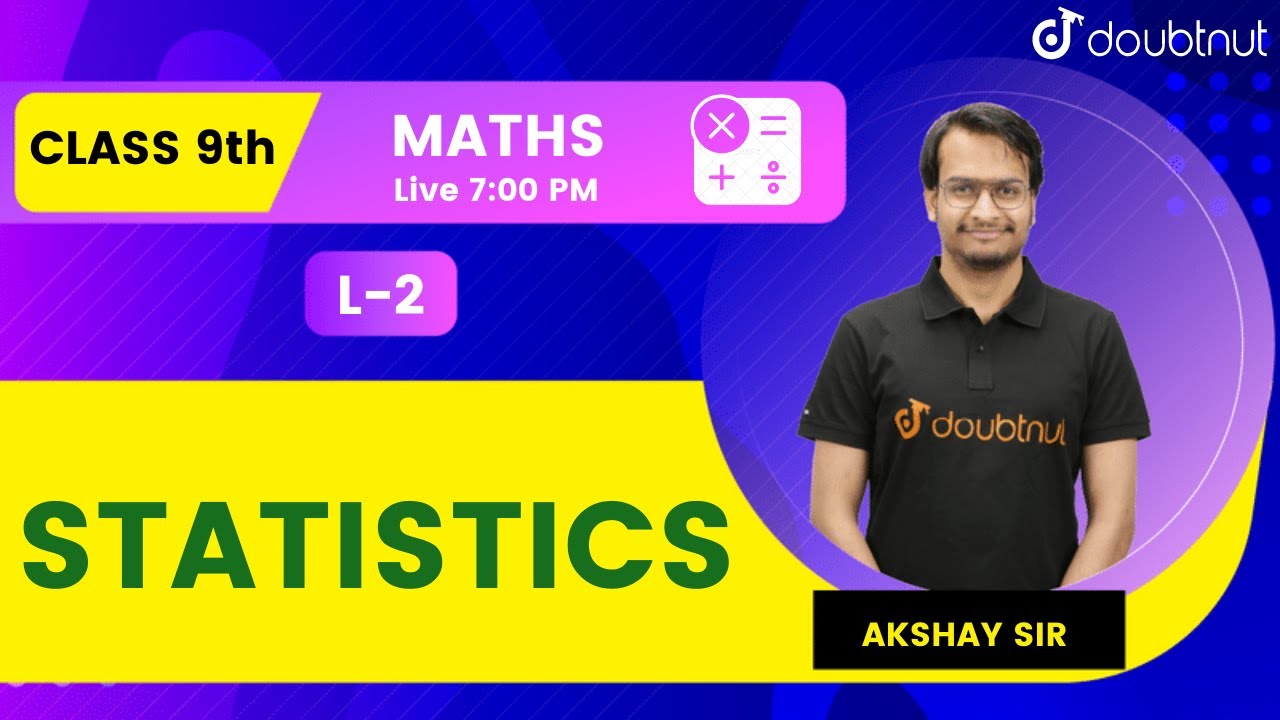 Statistics | Frequency Distribution Table | Class 9th NCERT | Maths ...