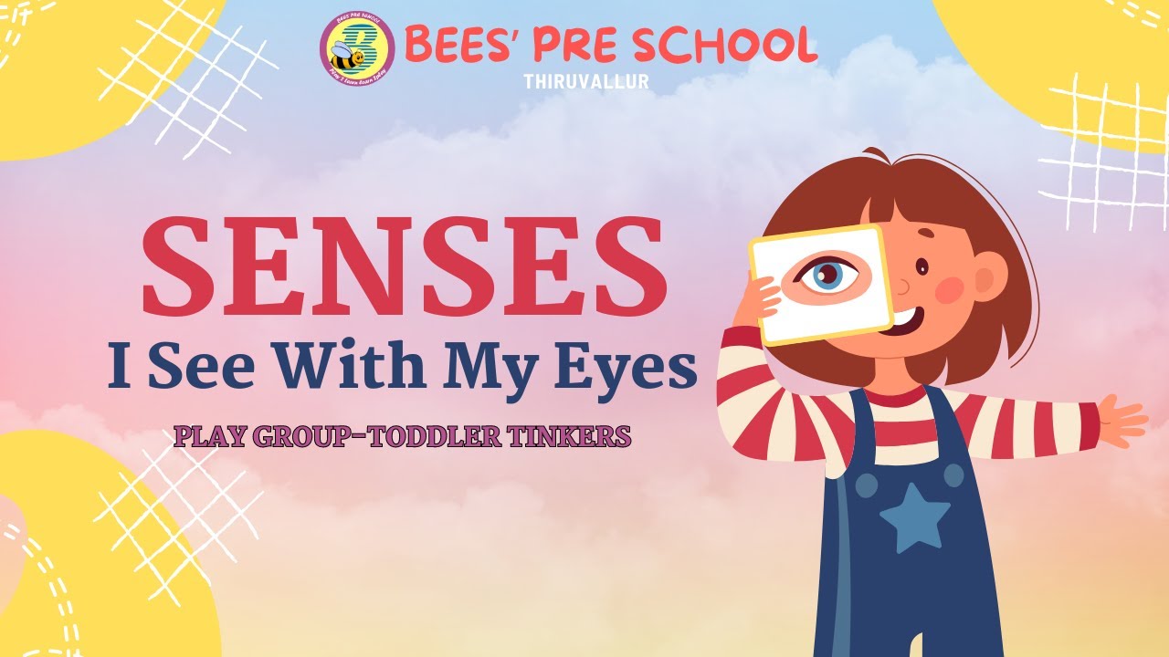 Toddlers sensory Activity | identify the objects | I see with my eyes ...