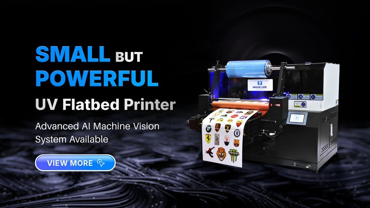 Small but Powerful- SinoColor A3 UV Flatbed Printer UF-300X series I ...