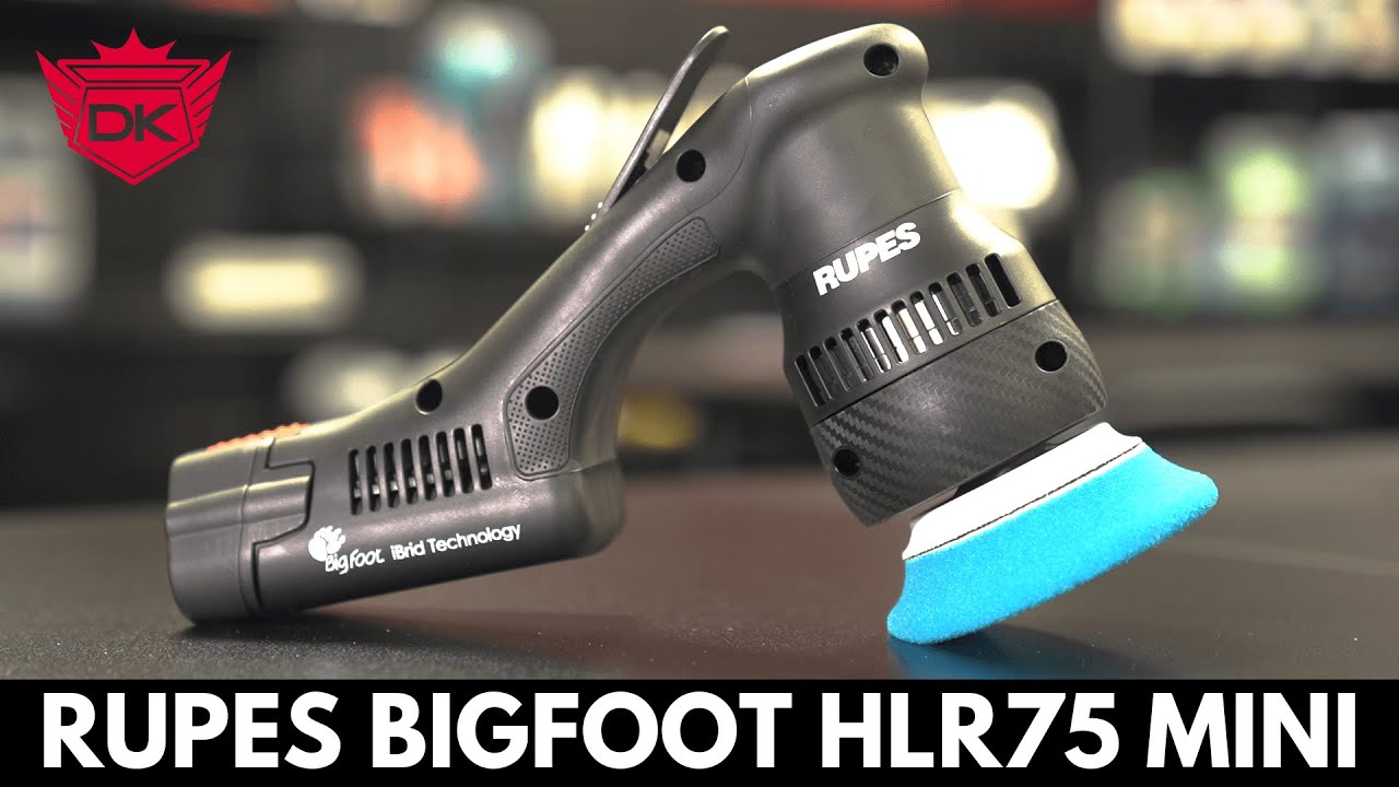 Rupes Bigfoot HLR75 Mini I-Brid Polisher | Detail King - YouTube