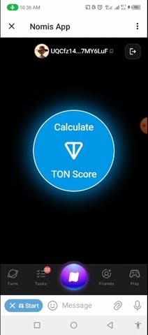 Aqua protocol update. Mint your ton score nft on Nomis mini app - YouTube