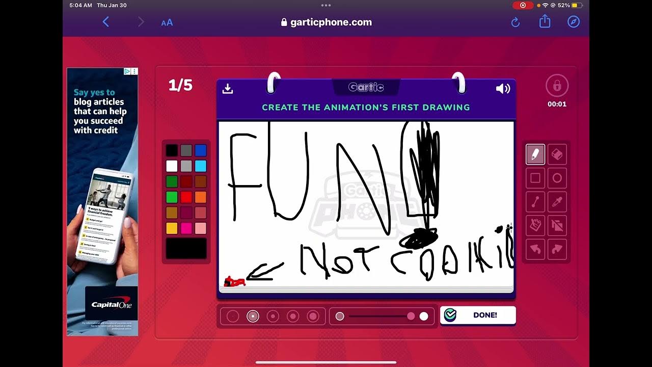 Playing gartic phone! - YouTube