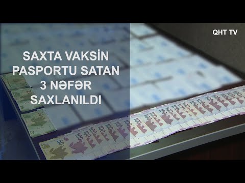 #Saxta #vaksin #pasportu #satan 3 nəfər #saxlanıldı