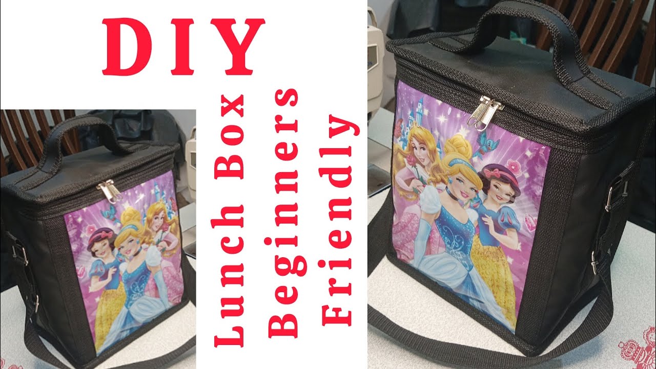 Super Easy Lunch Box Sewing // How To Sew Lunch Box Beginners Friendly ...