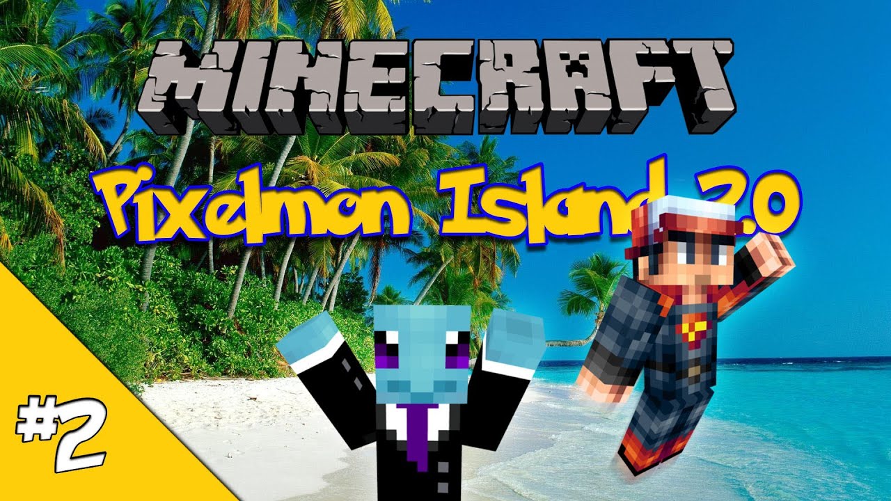 Minecraft Pixelmon Island 2.0 Episode 2 - Race! - YouTube