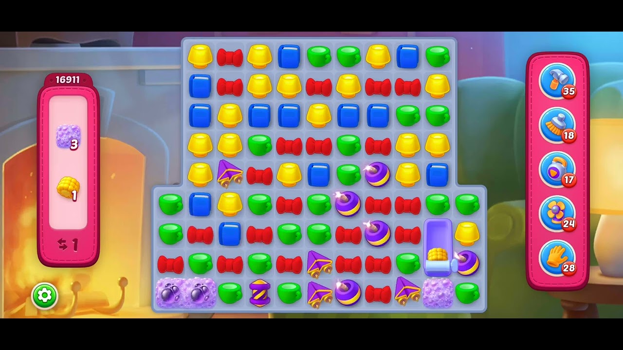 Homescapes Super Hard Level 16911 - YouTube