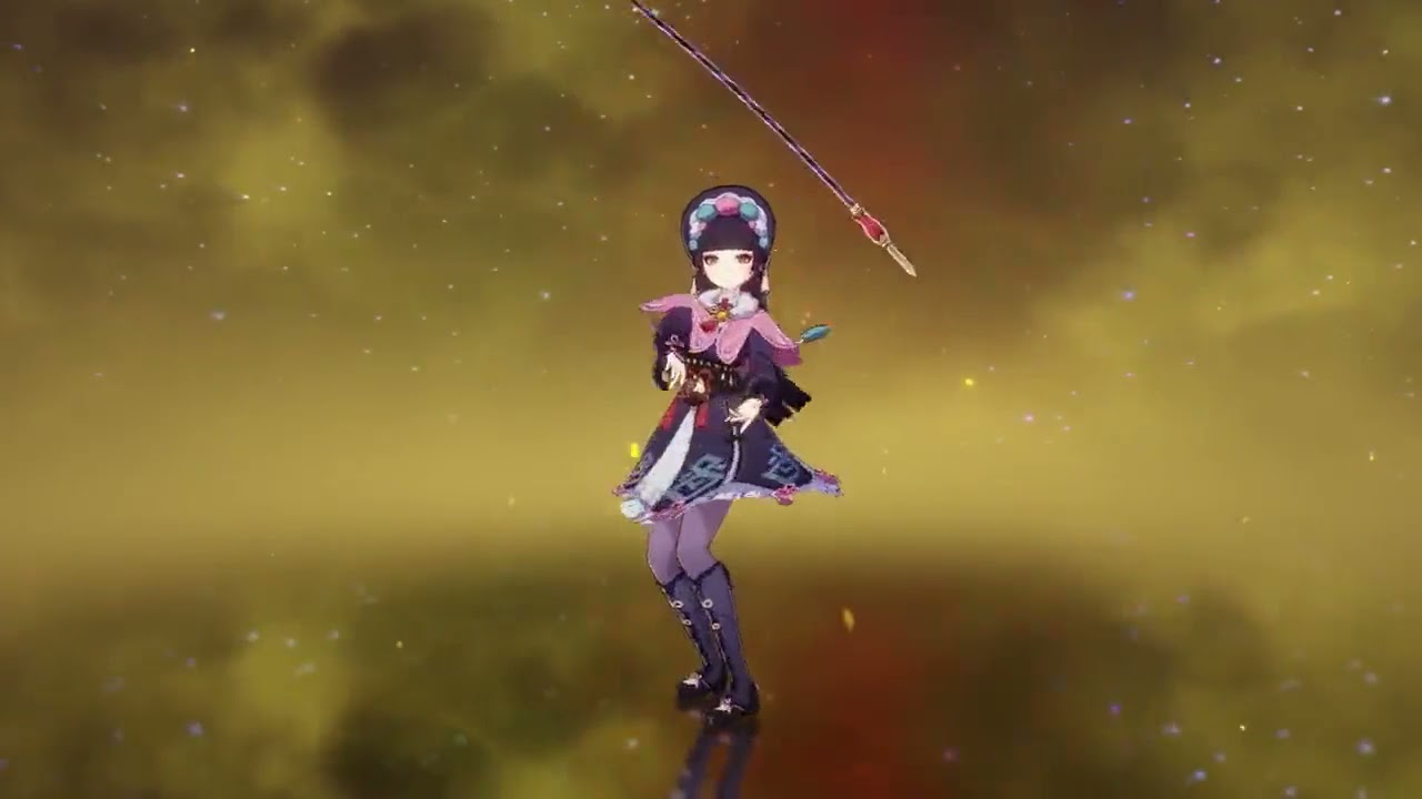 Yunjin Idle Animation 1 - Genshin Impact - YouTube