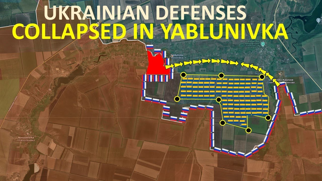 Ukrainian Defenses Collapsed In Yablunivka l Russians Claimed Seizure ...