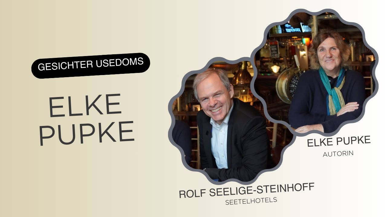 Gesichter Usedoms: Elke Pupke - Usedoms aufregendste Autorin - YouTube