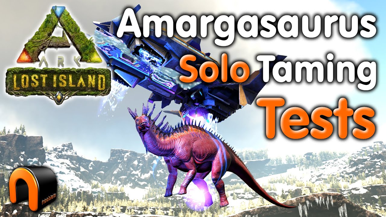 ARK AMARGASAURUS Taming Tests SOLO! Your Questions Answered! #ARK - YouTube