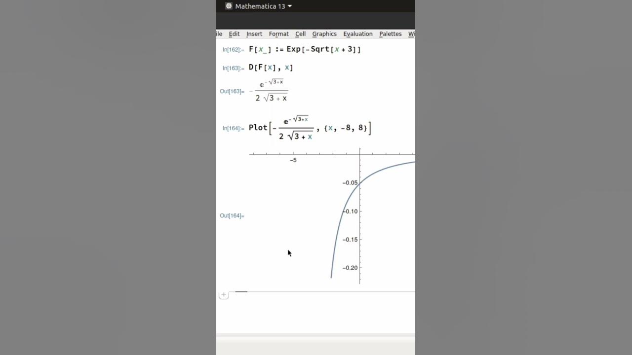 Derivative of functions with Mathematica software - YouTube