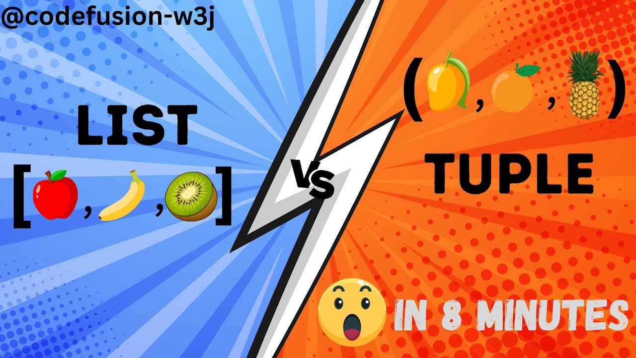 Python Lists Vs Tuples Key Differences And Must Know Methods 🚀 Python