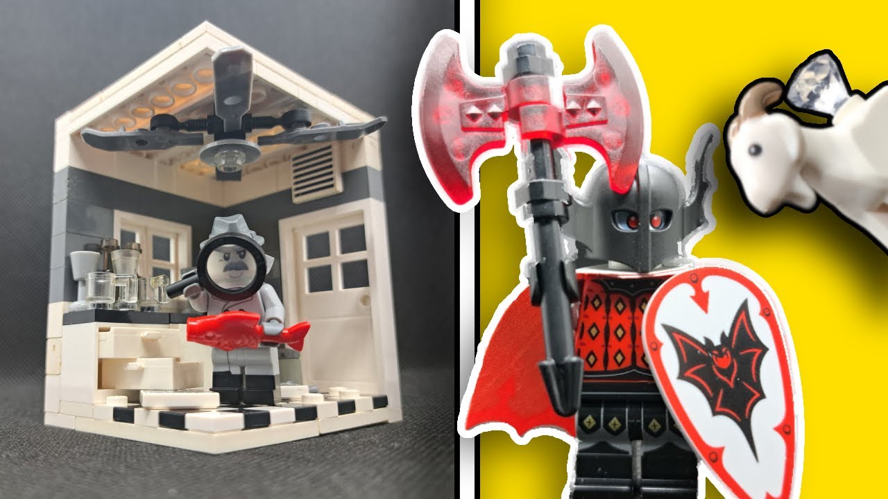 LEGO CMF 25 MOCS miniature minifigure builds - YouTube