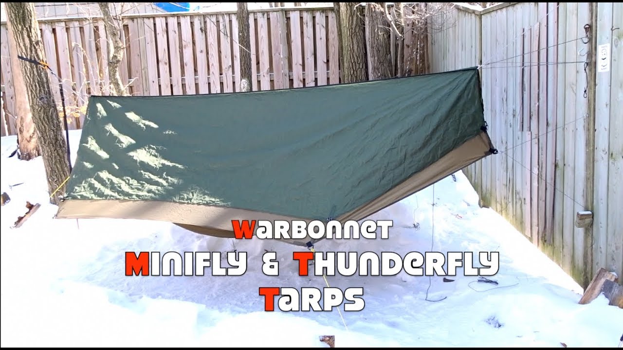 Warbonnet Minifly and Thunderfly Tarps Looky-See - YouTube