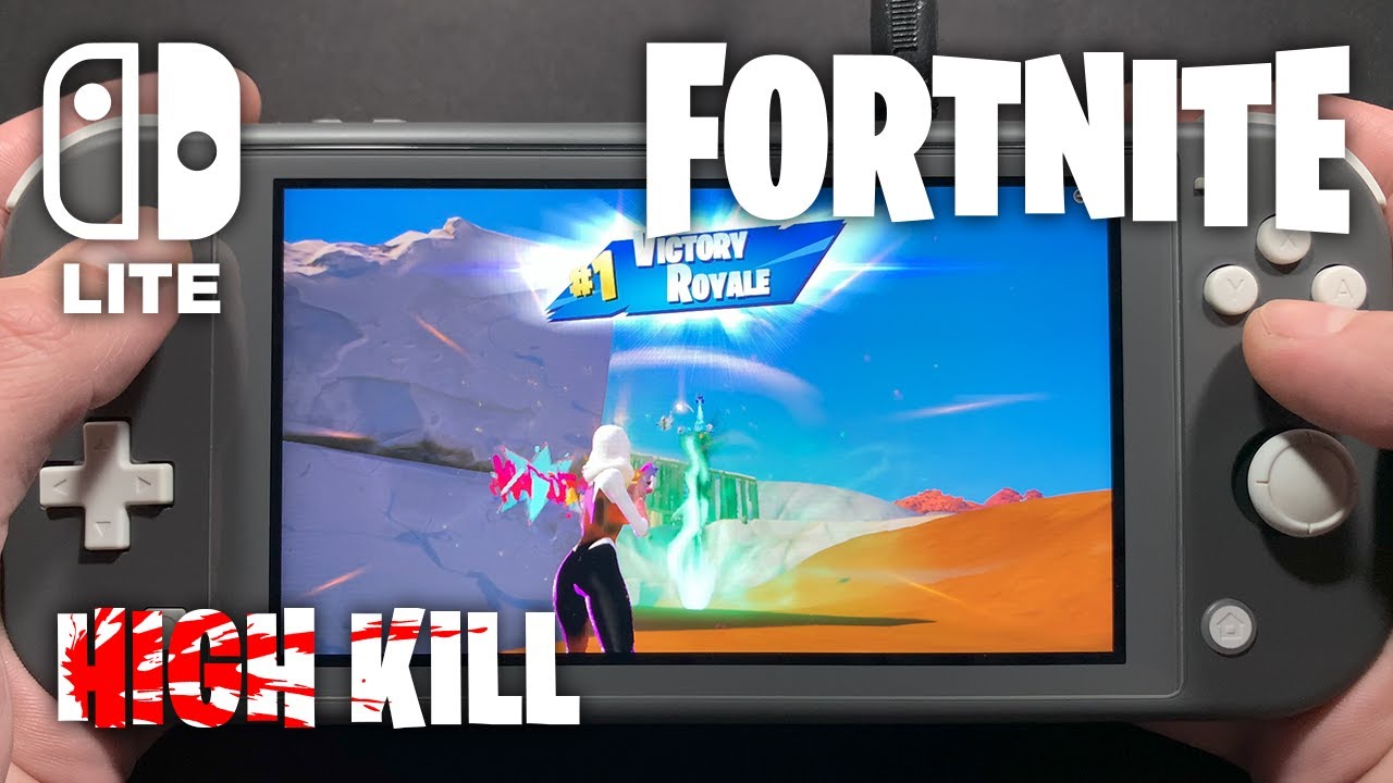 Fortnite on Nintendo Switch Lite #519 - YouTube